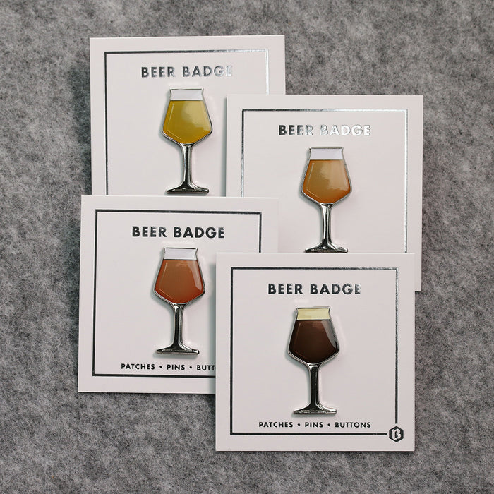 BEER Dot Enamel Lapel Pin - Set of 3 - Brewery Outfitters